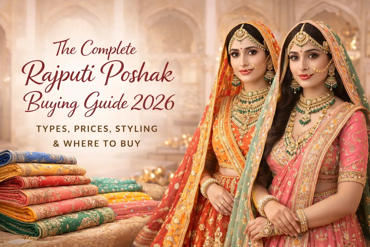 The Complete Rajputi Poshak Buying Guide 2026: Types, Prices, Styling ...