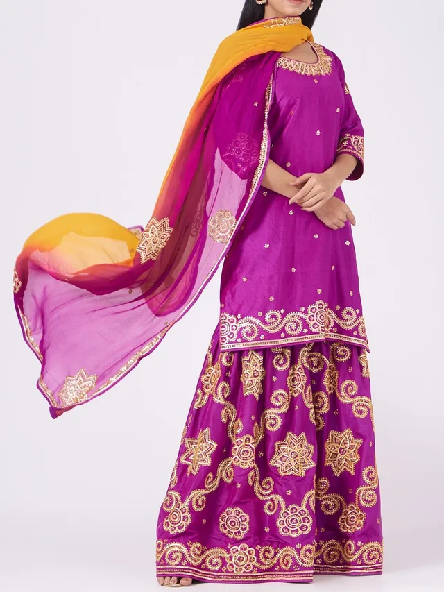 Imperial Handmade Garara Set | Rana's by Kshitija